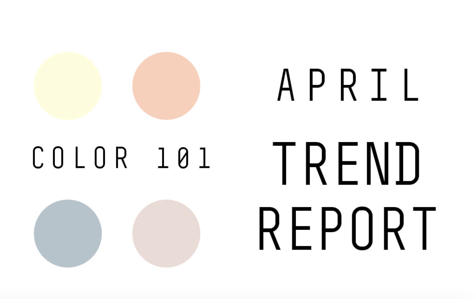 April Trend Report – Mixology